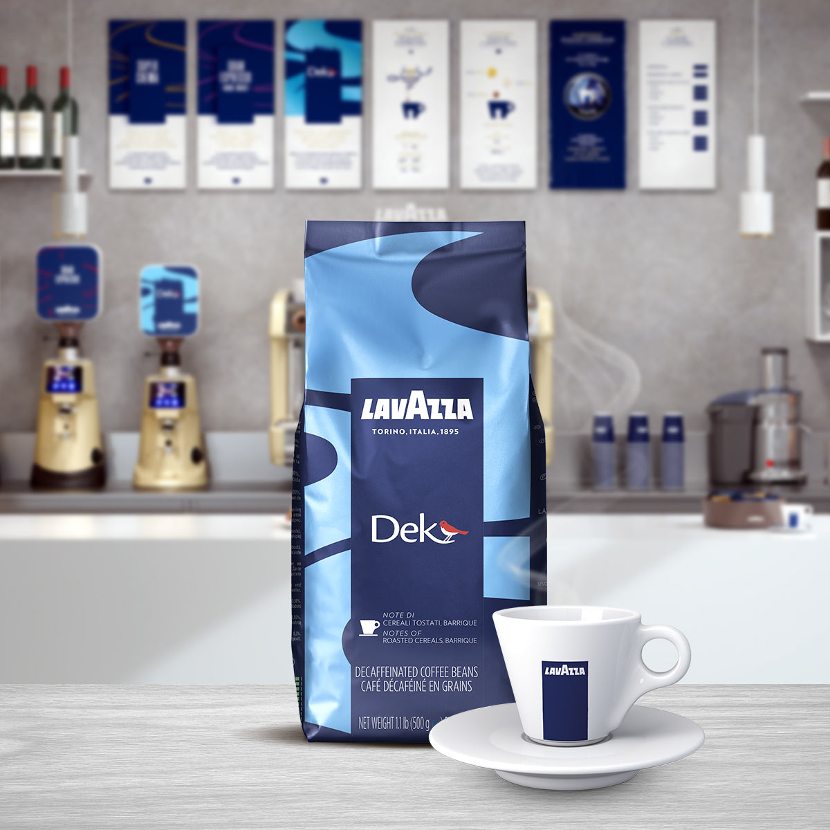 Lavazza Decaffeinated Coffee Beans DEK – Piano Coffee